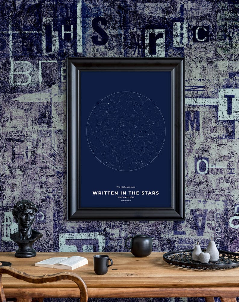 Stained Letters Mural Wallpaper For Home Decor | Ever Wallpaper UK