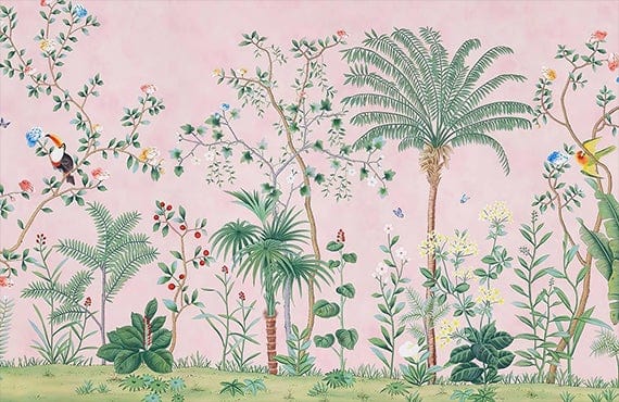 Red Ember Horizon Mural Wallpaper | Ever Wallpaper UK