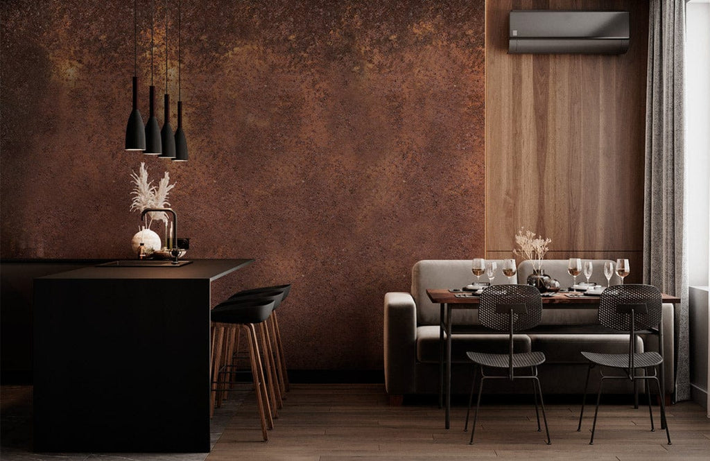 Red Ember Horizon Mural Wallpaper | Ever Wallpaper UK